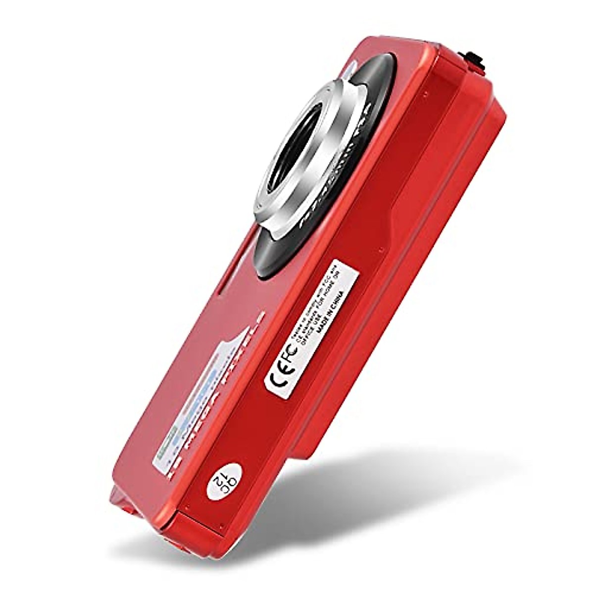Shanrya Digital Camera, 8X Zoom High Definition 2.7in LCD Stable Performance Camera 720P Resolution for Party for Travel for Home(red)