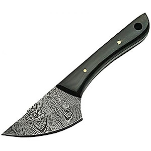 Rite Edge Caping Damascus Knife, 6.25"