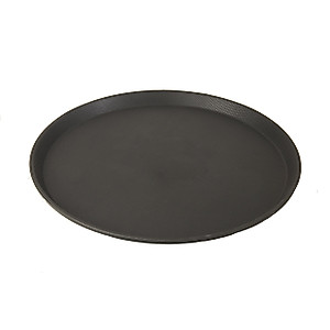 Update International (GT-1100BK) 11" Round Grip Tight Tray