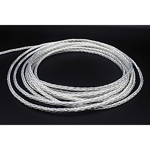 Youkamoo [ 3.5mm Right Angle ] 3.5mm Male to 2.5mm Female 8 Core Silver Plated Headphone Earphone Audio Adapter Cable New in Box 3.5mm to 2.5mm Balanced