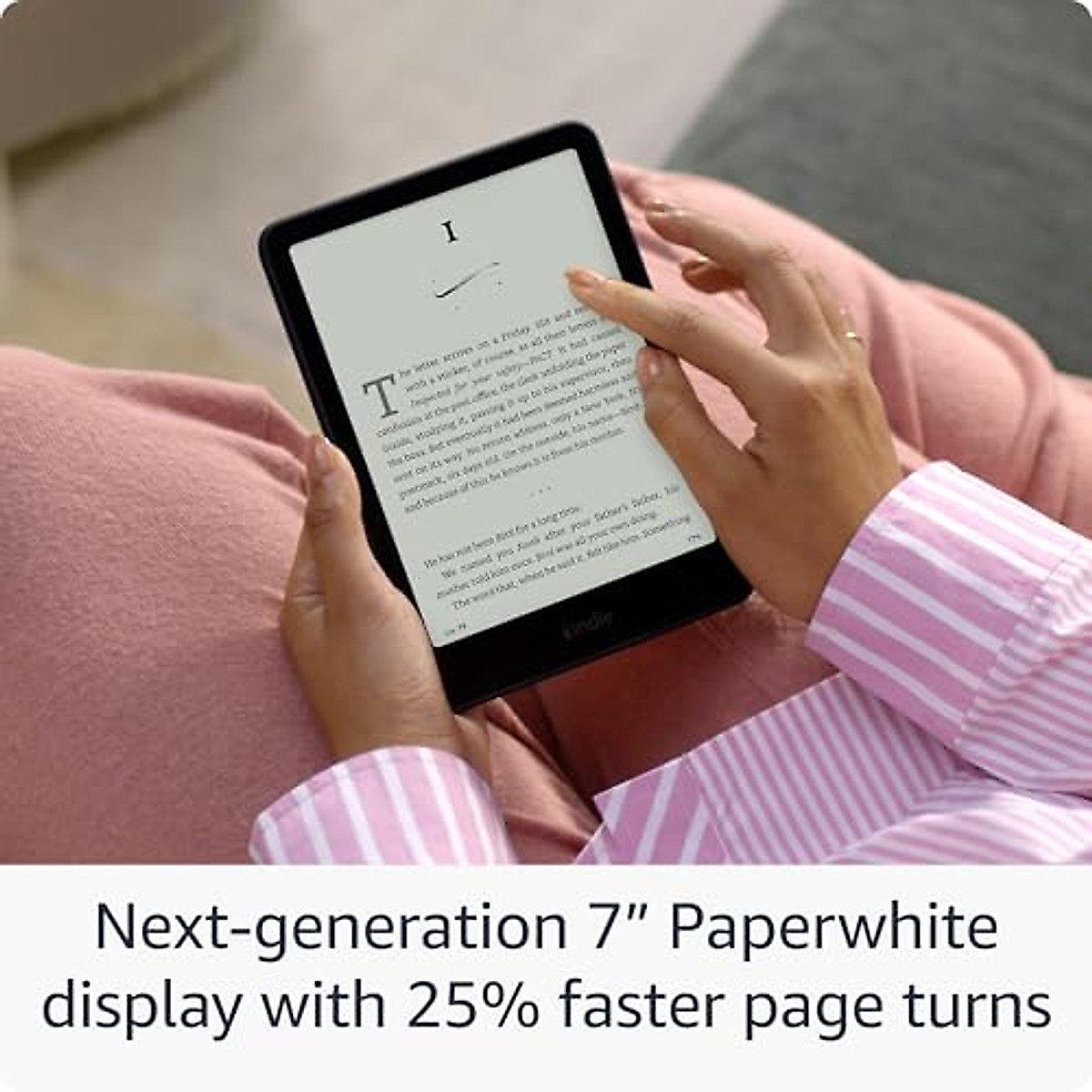 All-new Amazon Kindle Paperwhite (16 GB) – Our fastest Kindle ever, with new 7" glare-free display and weeks of battery life – Raspberry