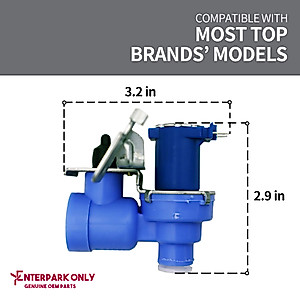 MJX41178908 New OEM Production for LG Refrigerator Water Inlet Valve Replacement Part by ENTERPARK Replaces AP4451762 PS3536019 AH3536019 by ENTERPARK
