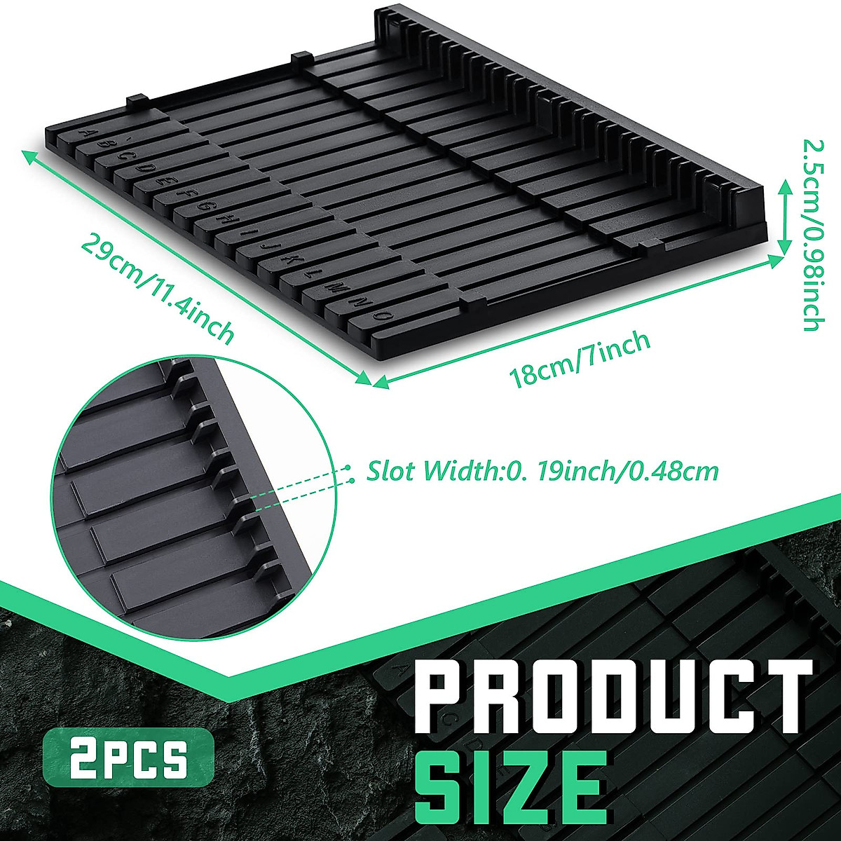 Wesiti 2 Pcs Model Pieces Shelves Stand Plastic Parts Shelf Tool Placing Rack for Model Action Figures Hobby DIY Making Accessories, Black