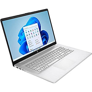 HP 2023 Flagship Newest 17.3" HD+ Business Laptop, Intel 4-Core i3-1125G4(> i5-1035G7), 32GB RAM, 1TB SSD, Lightweight, Fast Charge, Bluetooth, WiFi, Numeric Keypad, Webcam, W/HDMI, Win 11 S, Silver