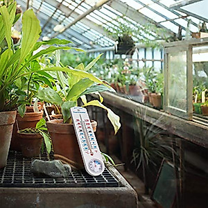 Outdoor/Indoor Thermometer Hygrometer Humidity Meter Thermometers Temperature Humidity Gauge Meter with Fahrenheit/Celsius ℉/℃ for Patio Field Cellar Garden Humidors Greenhouse Closet by AikTryee