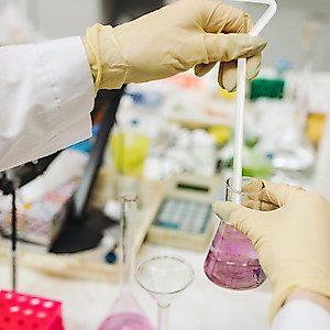 PartyKindom 4 Pcs L- Cell Culture Scraper, Glass Coating Rod Cell Spreaders, Reusable Cell Diffuser Tool for Laboratory Scientific Research Use, Diameter 6mm