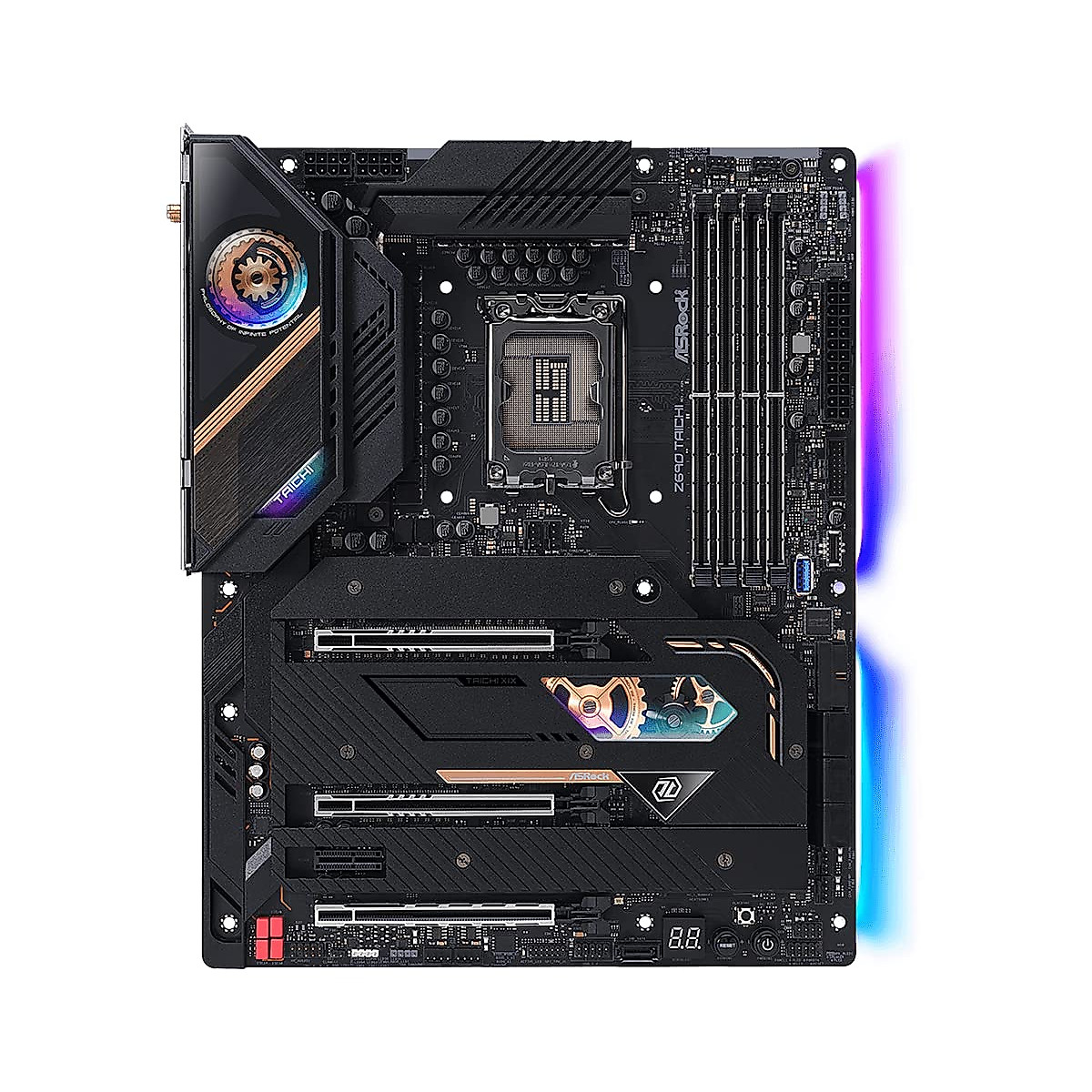 ASROCK Z690 Taichi Socket LGA1700/ Intel Z690/ DDR5/ AMD Crossfire/ SATA3&USB3.2/ M.2/ WiFi/ATX Motherboard