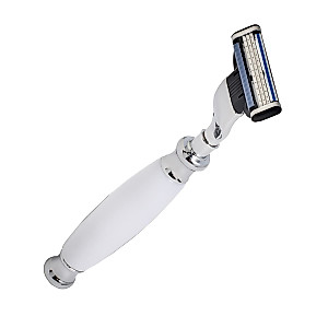 Union Razors SS2RZ Razor with White Wood Handle