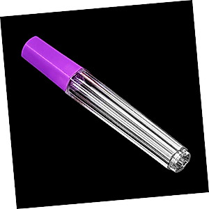 Gogogmee 20 Pcs Tube Bead Storage Containers Storage Containers for Beads Transparent Holder Jewelry Storage Container Knitting Case Tube Pin Storage Tube