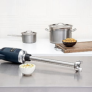 Restaurantware Hi Tek Stainless Steel Blending Shaft - Fits Variable Speed Immersion Blender - 18" - 1 count box,Silver