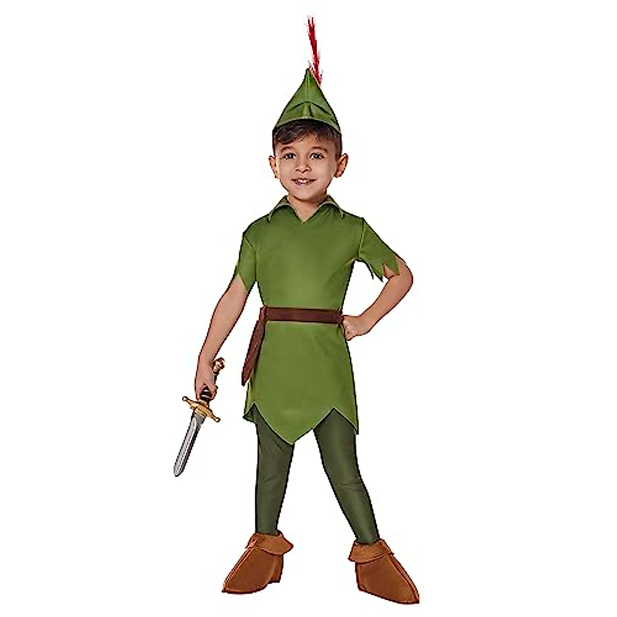Spirit Halloween Disney Toddler Peter Pan Costume | Officially Licensed | Disney | Peter Pan Outfit | Group Cosplay