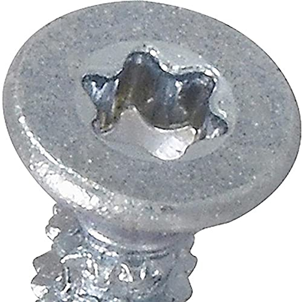 Power Pro Premium One Multi-Material Flat Head Screws, Zinc Plated Steel, Fasten in Wood, Metal, Concrete, Drywall and Plastic, Silver, #6 x 5/8 inch, Box of 50 Screws