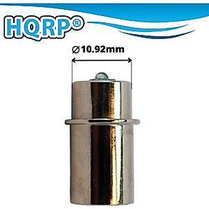 HQRP High Power 3w LED Bulb Compatible with Maglite 3D 4D 5D 6D / 3C 4C 5C 6C / 3-4-5-6 D/C Cell Torch Flashlights Conversion Bulb Upgrade