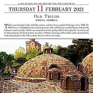 1,000 Places to See Before You Die Page-A-Day Calendar 2021