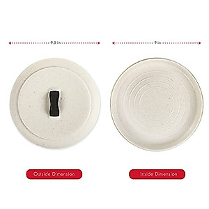 Dexas Microwavable Tortilla Warmer, Extra Large, Natural Oat Color,507-51WP