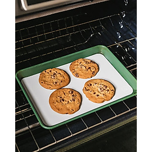 The Silicone Kitchen Silicone Oven Baking Mats - Vintage Navy Blue/Pearl Gray Bundle - BPA Free, (2 Half Sheets, 2 Quarter Sheets)