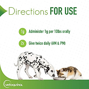 Vetoquinol Epakitin Chitosin-Based Phosphate Binder for Cats & Dogs – Renal Support Supplement Powder - 180g