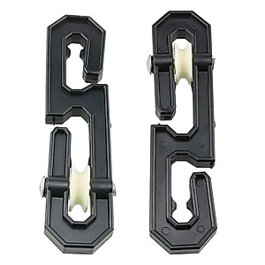 HJ Garden 2pcs Clothesline Tool Clothesline Separator Spreader Pulley S-Shaped Nylon Line Divider
