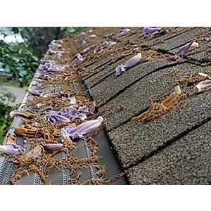 Amerimax Home Products 638010 Hoover Dam Gutter Guard, Dark Gray, 10 Count (Pack of 1)