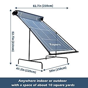 Ksports Tennis Rebounder Net with Carry Bag, Blue