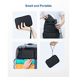 POLONO Label Maker Case Compatible P10/ NiiMbot D11 Label Maker/Phomemo D30&D35/Memoking D30/Supvan E10/Marklife P11 Portable Bluetooth Label Printer, for USB Cable and Accessories (Case Only)