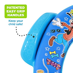 Disney Mickey Mouse "Pals at Play" Soft Potty Seat and Potty Training Seat - Soft Cushion, Baby Potty Training, Safe, Easy to Clean