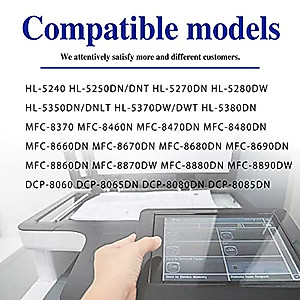 PAIC HOBBYUNION Compatible Toner & Drum Cartridge Replacement for Brother TN650 / DR620 (Toner 1-Black,Drum 1-Black)