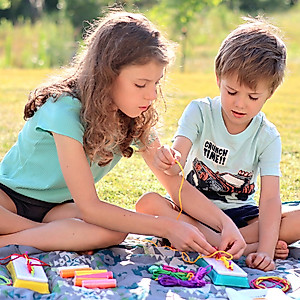 PREPOP Friendship Bracelet String Making Kits - Popular Toys for 7 8 9 10 11 12+ Year Old Girls, DIY Arts and Crafts Bracelets Maker Activities Supplies, Best Birthday Gifts Ideas Age 6-12 yr Girl