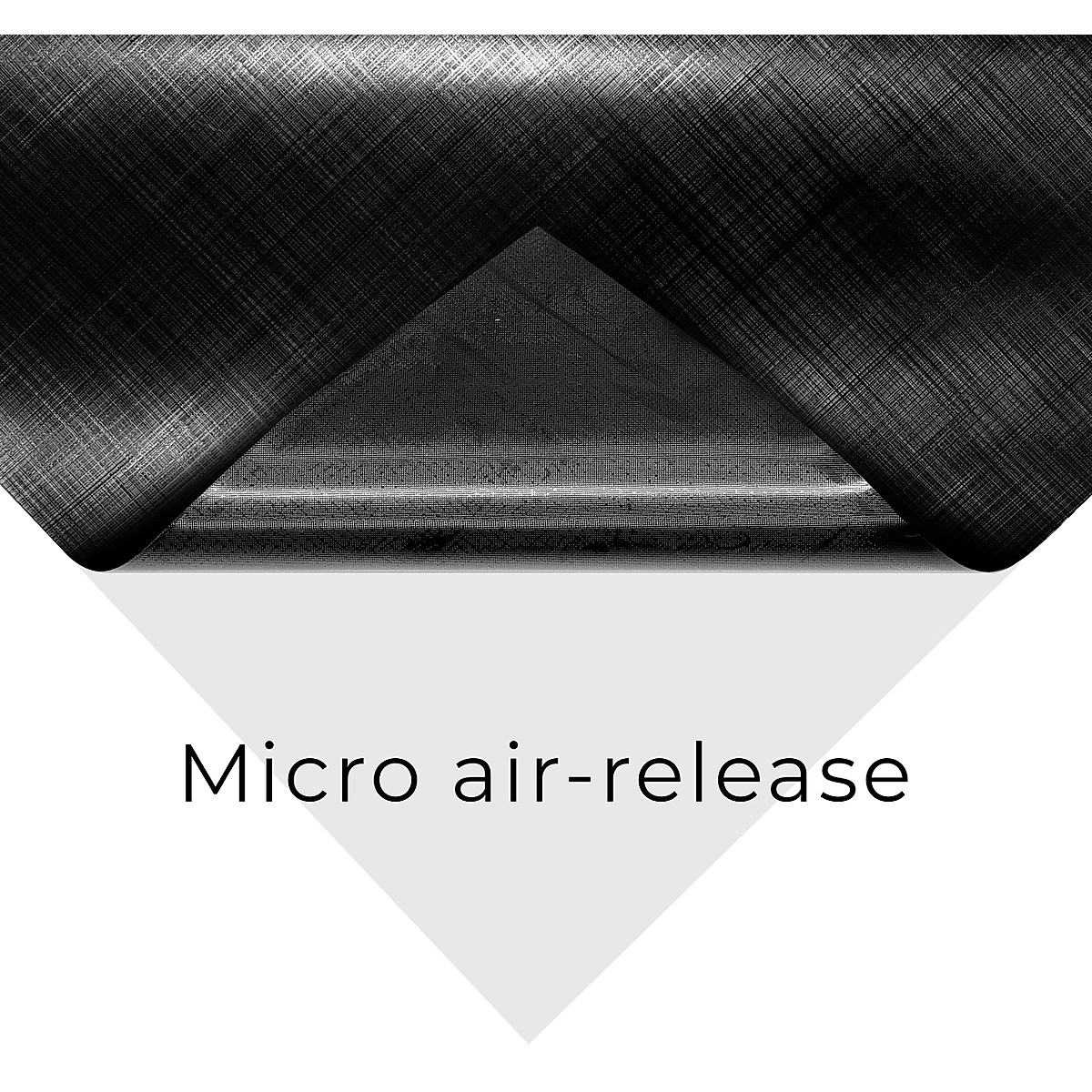 VViViD Black Stealth Plaid Brushed Vinyl Car Wrap Roll (1ft x 5ft)