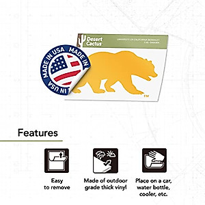 Berkeley University of California Golden Bears Cal UC Golden Bears Cal UC Vinyl Decal Laptop Water Bottle Car Scrapbook Sticker (IND 00008a)