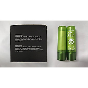 5 Pieces Aloe Vera Lipstick,Long Lasting Moisturizing Lip Balm,Nourishing Lip stick,Lipstick,Lip Balm,Magic Temp Color Change,Waterproof Lip Gloss Matte Makeup