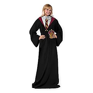 Northwest Comfy Throw Blanket with Sleeves, 48 x 71 Inches, Gryffindor Rules