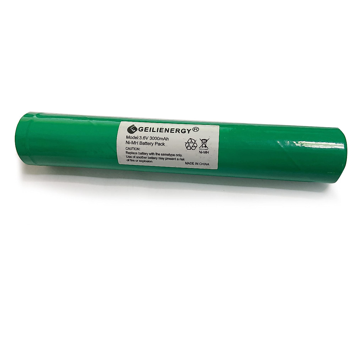 3.6V 3000mAh Ni-MH Battery (2PACK) Compatible with Streamlight Stinger 75375 75175 LED HP, XT,DS,PolyStinger, Pelican M9, FL126 Flashlight