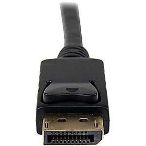 StarTech.com 6ft (1.8m) DisplayPort to VGA Cable - Active DisplayPort to VGA Adapter Cable - 1080p Video - DP to VGA Monitor Cable - DP 1.2 to VGA Converter - Latching DP Connector (DP2VGAMM6)
