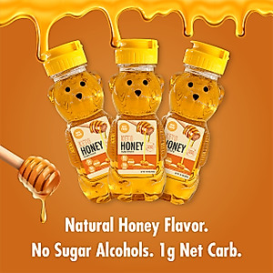 ChocZero Sugar Free Honey - Natural honey equivalent, same sweetness and consistency as raw honey, Keto friendly, vegan (1 Jar, 10.5oz)