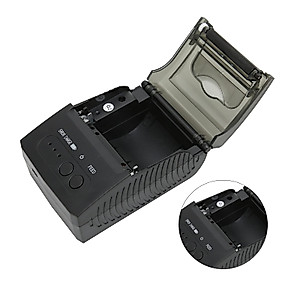 GOWENIC Thermal Printer, 58mm Thermal Receipt Printer Small USB Direct Printer with USB DC 5v 1a Charging, POS Portable Shipping Thermal Label Printer, for Win for Android for iOS