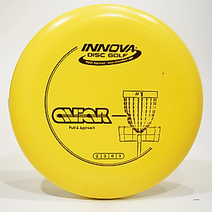 Innova Super Lightweight DX Aviar Putter & Approach Golf Disc, Pick Color/Weight [Stamp & Exact Color May Vary] Yellow 130-139 Grams