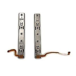 Left Right R L Slider Rail with Flex Cable Fix Part Replacement for Nintendo Switch NS NX Joy-Con Console (Left Slider Rail)
