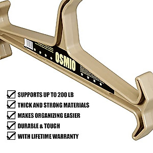 YCJ OSMIO Heavy Duty Hanger for Plate Carrier, 2 Pack (Tan+Black)