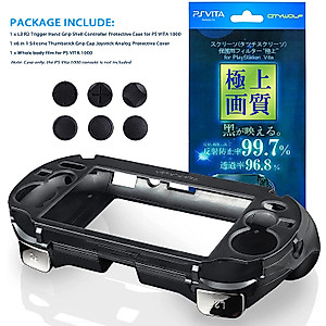 CHENLAN L2 R2 Trigger Hand Grip Shell Controller Protective Case for Playstation PS Vita 1000