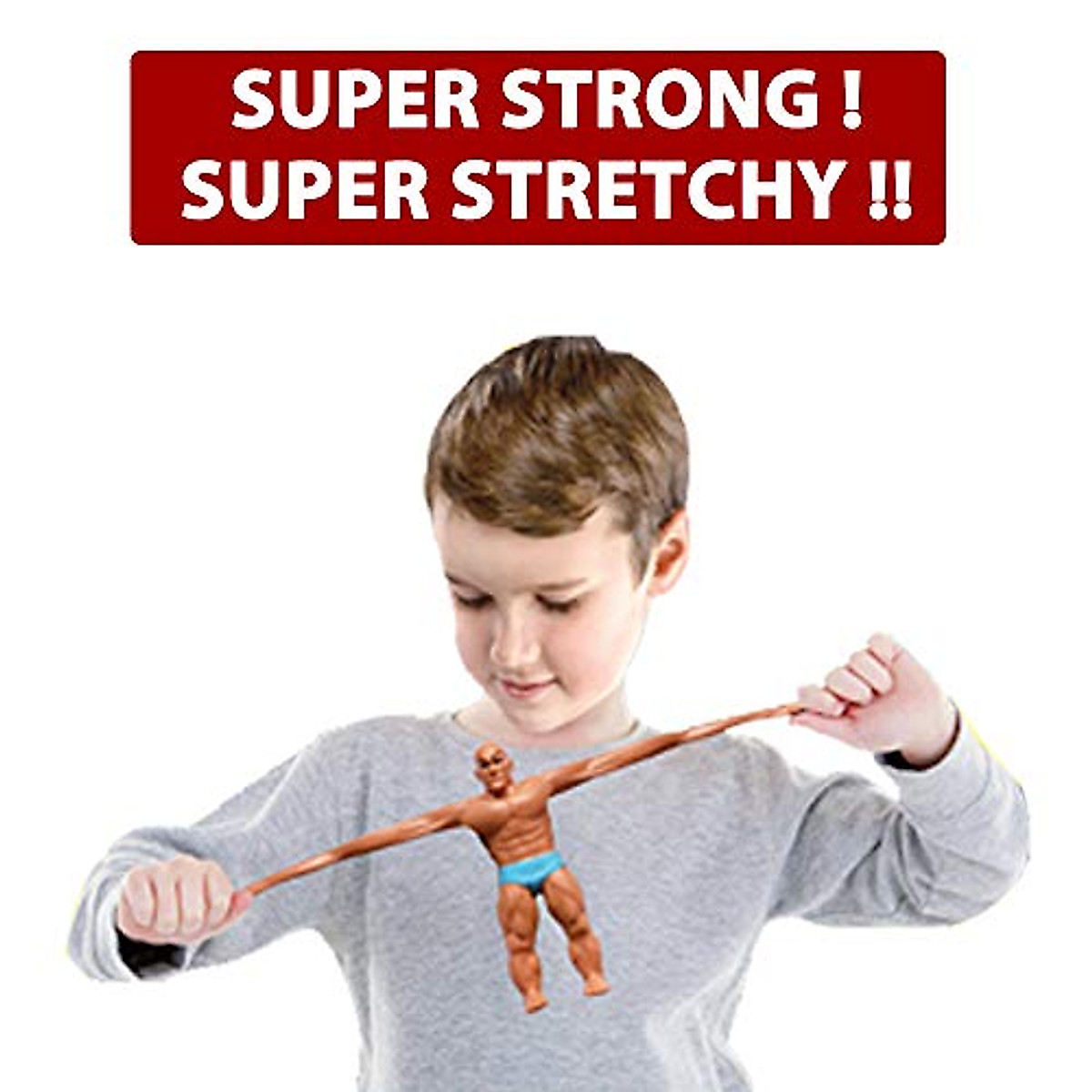 Nasidear Stretch Figure,8'' Stretch Man for Twisting Pulling Bending,Stretchy Man Action Figure