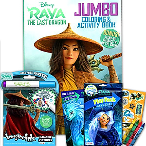 Disney Raya and The Last Dragon Coloring Books and Activities Bundle Set with Coloring Books, Imagine Ink, Stickers and More