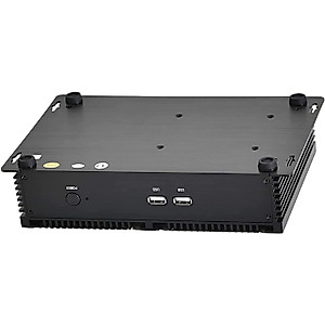 KINGDEL Fanless Mini PC, i3 4005U Dual Core CPU, Barebone, 2560x1600@60Hz, 2xCOM RS232, 4xUSB 3.0, HD, VGA,Mini Industrial Computer
