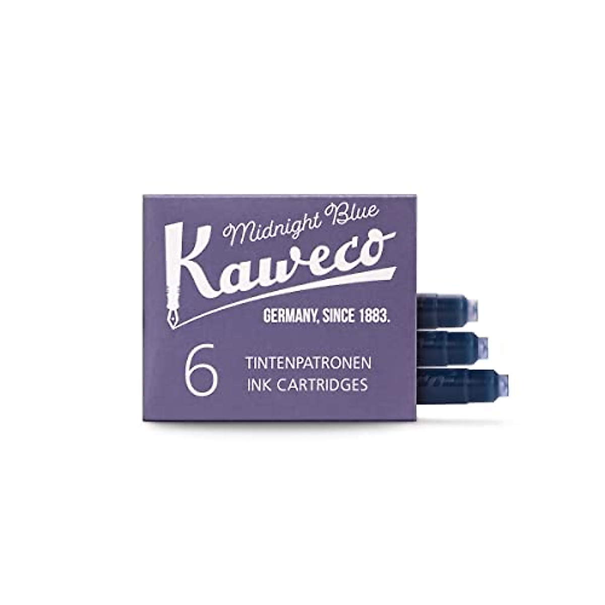 Kaweco Midnight Blue Ink cartridges (Pack of 6)