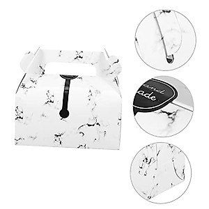 Laundry Soap Dispenser s 10pcs Boxes Baking Box Mini Cake Boxes Kraft Paper Candy Treat Boxes Cake Holders Dessert Paper White Birthday Cake Sandwich Container