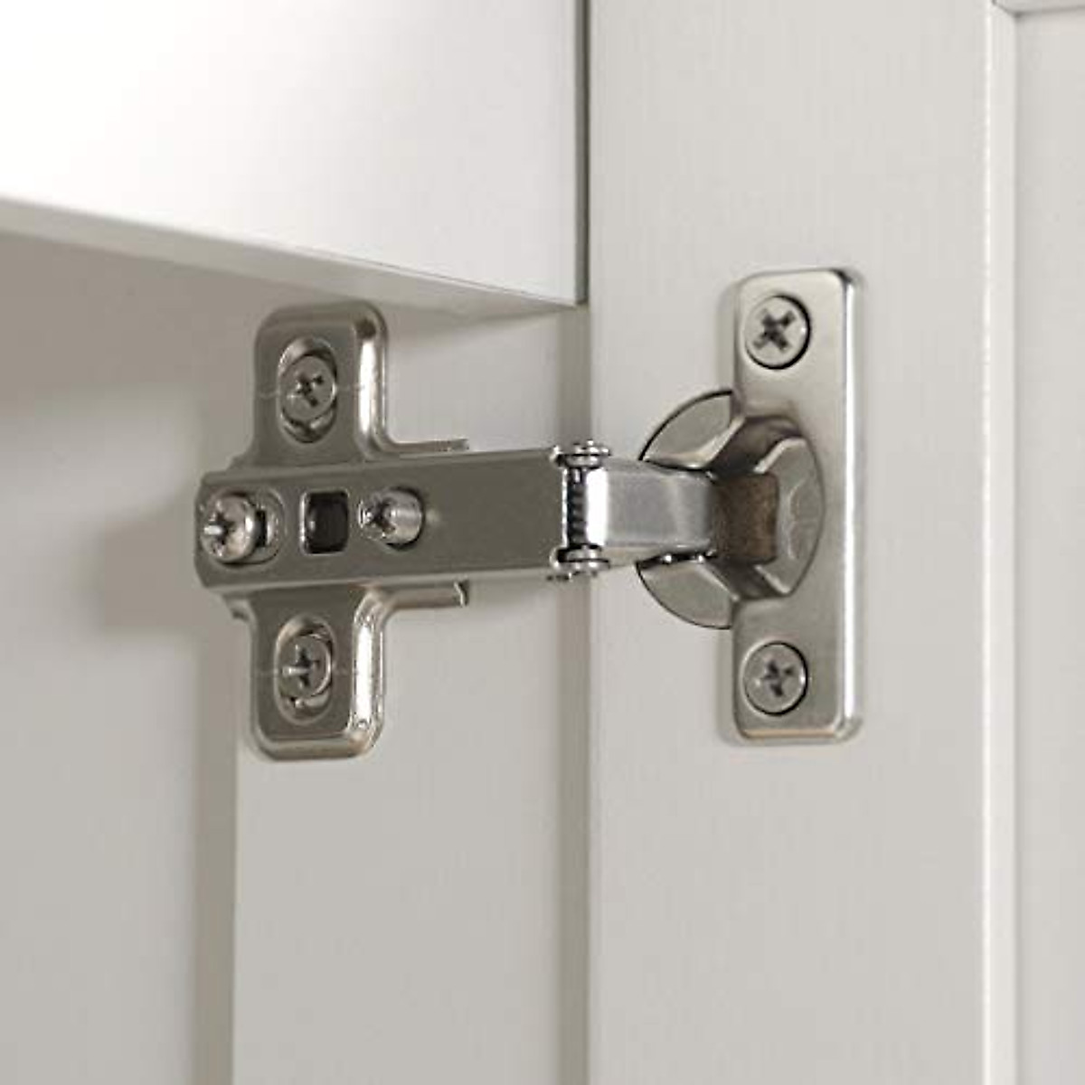 Sauder Large Storage Cabinet, Soft White Finish