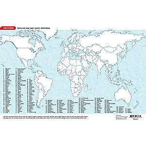 The World Map Learning Mat