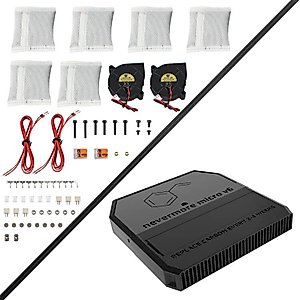 FYSETC 3D Printer Voron2.4 Filter: Nevermore Micro - V6 Activated Carboon Filters Not Include Printed Part with 5015 24V Blower Cooling Fans Hardware Screw Nut for Voron2.4 Switchwire Triden VoronV0
