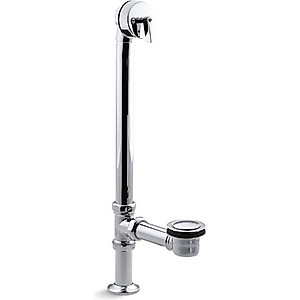 Kohler K-7159-BL Artifacts 1 1/2" Exposed Bath Drain, Matte Black