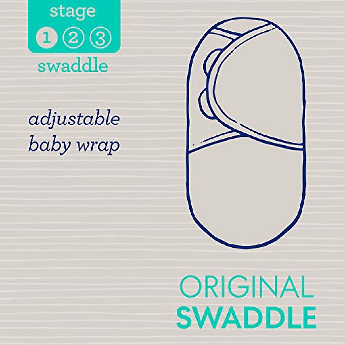 SwaddleMe Original Swaddle – Size Large, 3-6 Months, 3-Pack (Super Star), superstar boy